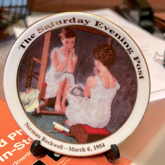 Norman Rockwell | Accents | Norman Rockwell Mini Plate Collection ...